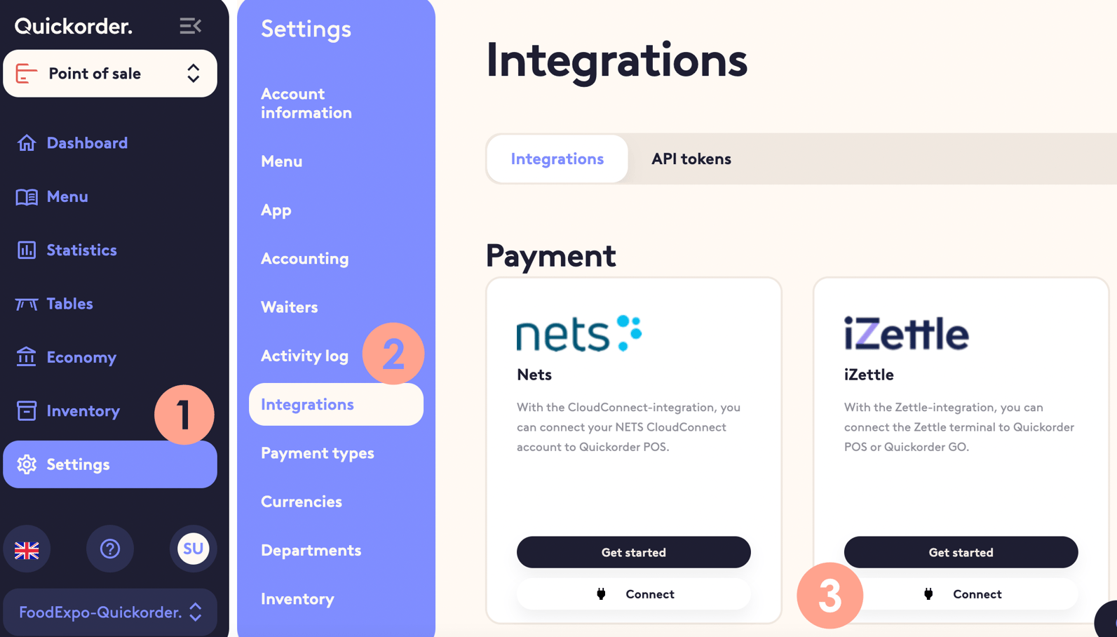 Intergration with Zettle Reader 2